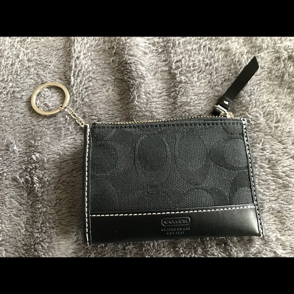 Coach | Bags | Coach Black Coin Pursekey Chain | Poshmark
